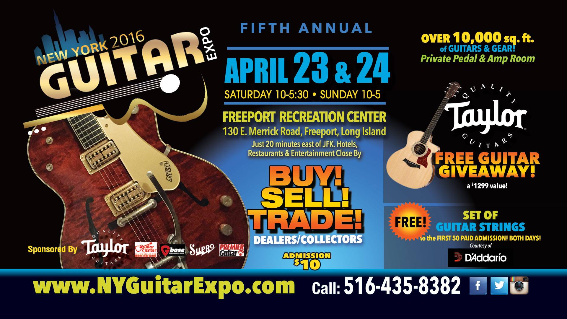 5th Annual NY Guitar Show & Exposition Rocks On Next Saturday ...