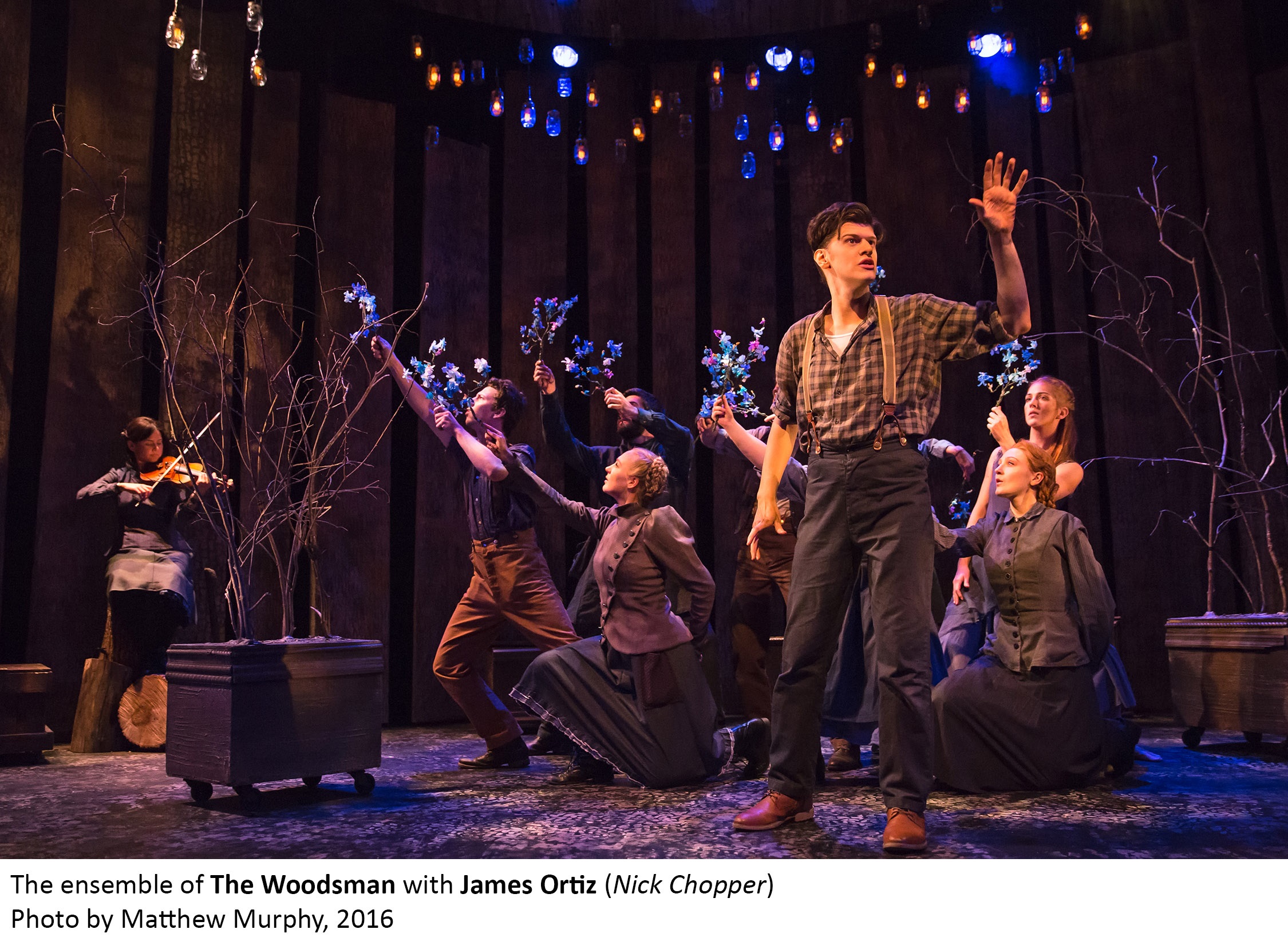 309 - The ensemble of THE WOODSMAN with James Ortiz (Nick Chopper ...